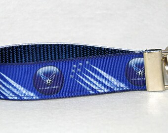 Police Key Fob Law Enforcement Key Chain by SmilingPupDesigns