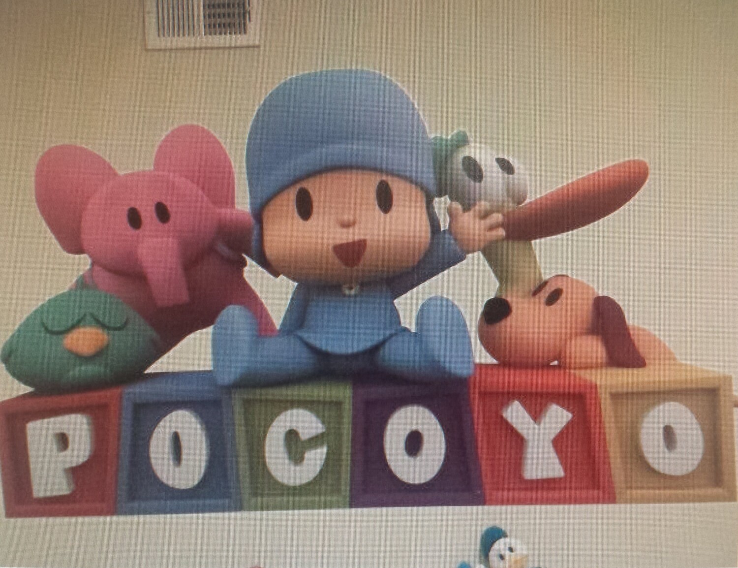 Kids love Pocoyo big Wall Decal room kids pato