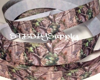 Pink camo ribbon | Etsy