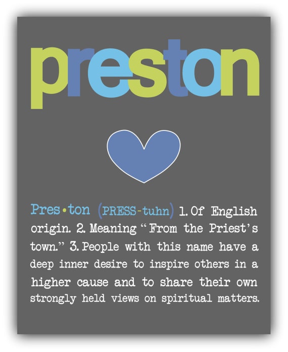 Customized Baby Name Art Print Meaning of Name by ThePrintsCess