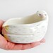 Ceramic Baby Sloth Bowl in White Clay and Decorated with