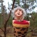 Pop-up Puppet Art Doll The Old Witch Olga by TUTTUTPUPPETCOMPANY