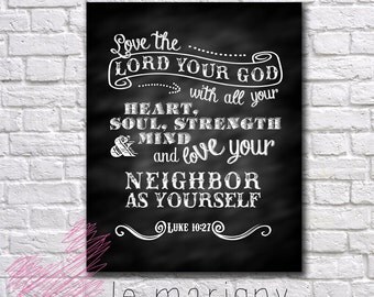 Love the lord your | Etsy