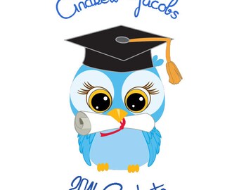 Boys Graduation Sticker - Personalized 2014 Graduate Stickers