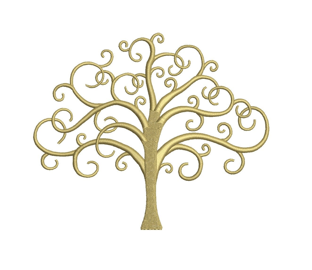 Tree Of Life Machine Embroidery Digitized Design Pattern