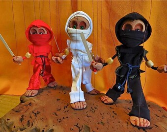 Ninja puppet | Etsy