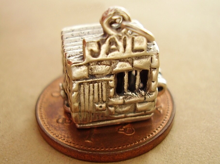 Sterling Silver Local County Jail Opening Charm
