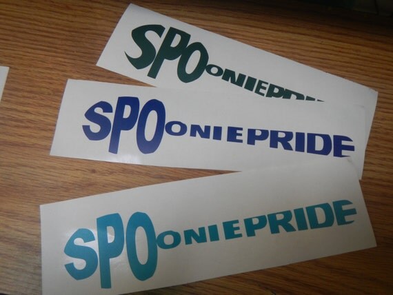 Spoonie Living — Vinyl Spoonie Pride Stickers by FerretyVariety on...