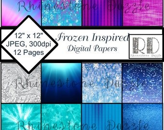 Popular items for frozen background on Etsy