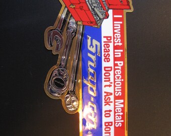 New Vintage Snap-on Tools Snap on Tool Box Cabinet Sticker Emblem ...