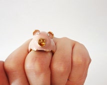 Popular items for pig ring on Etsy