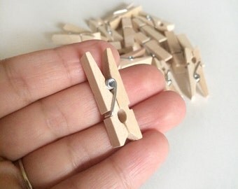 Mini clothes pins | Etsy