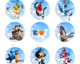 Rio 2 1" bottle cap image