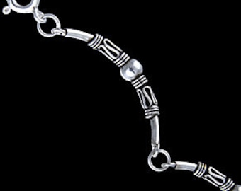 Bali silver bracelet | Etsy