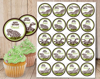 Reptile cupcake | Etsy