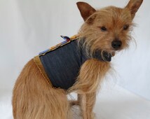 Popular items for denim dog harness on Etsy
