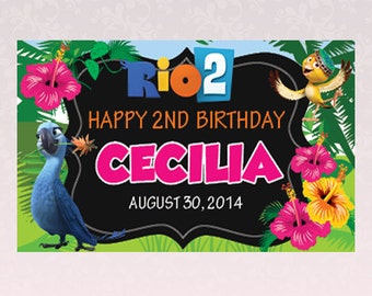 Popular items for rio 2 birthday on Etsy