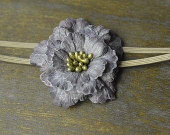 Popular items for grey paper flowers on Etsy