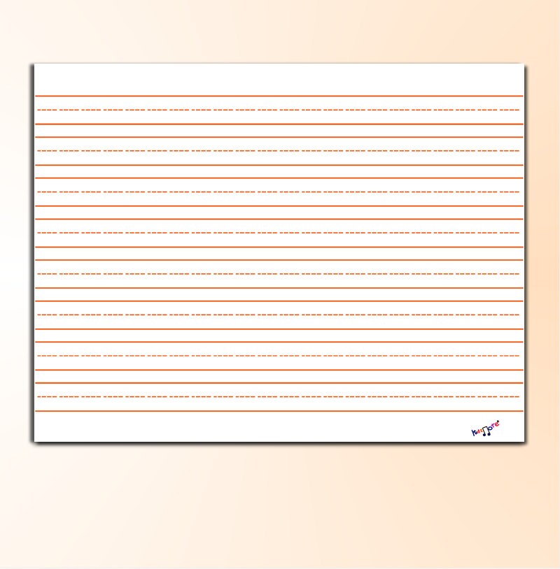 Free Printable Primary Handwriting Paper Lined Paper Template With 