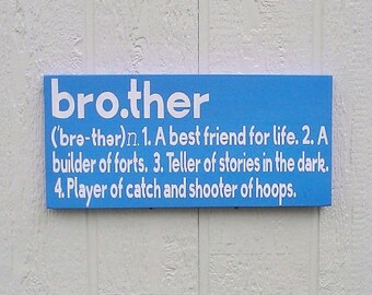 Brother definition | Etsy