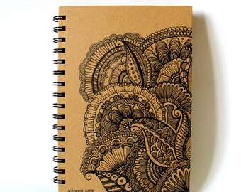 Luxury Journal Sketchbook Notebook Hand Illustrated Doodle Drawing ...