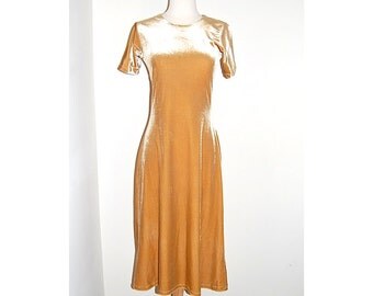 Popular items for gold velvet dress on Etsy
