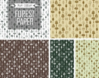 Popular items for forest paper on Etsy