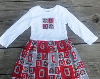Ohio state dress | Etsy