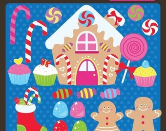 Candy shop clipart | Etsy