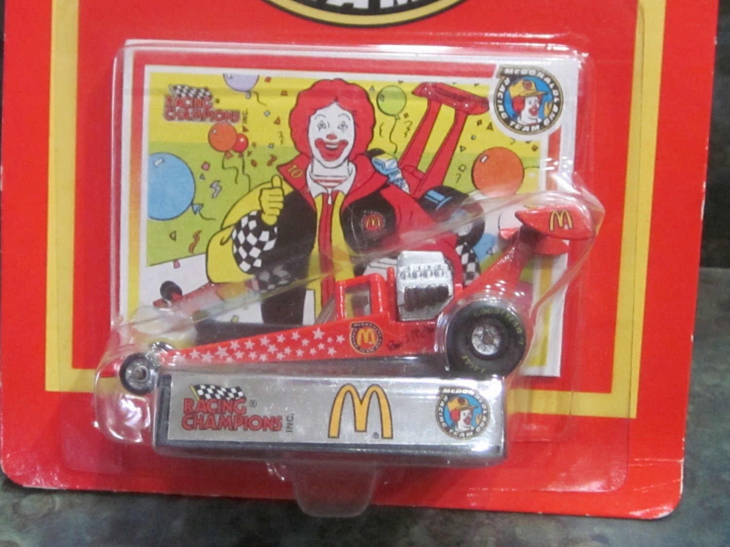 1994 Racing Champions McDonald's Ronald McDonald Dragster