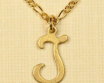 Letter j necklace | Etsy