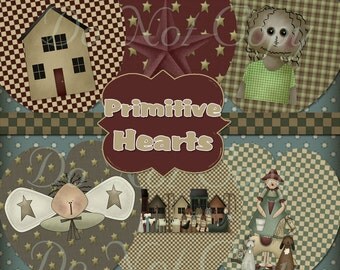 Unique primitive graphics related items | Etsy