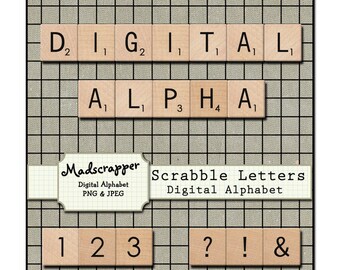 Digital Alphabet Ransom Note Magazine/Print Letters by madscrapper