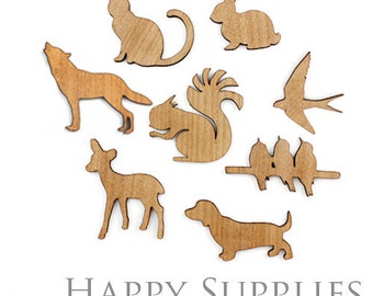 Laser cut animals | Etsy