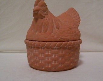 Popular items for pottery chicken on Etsy