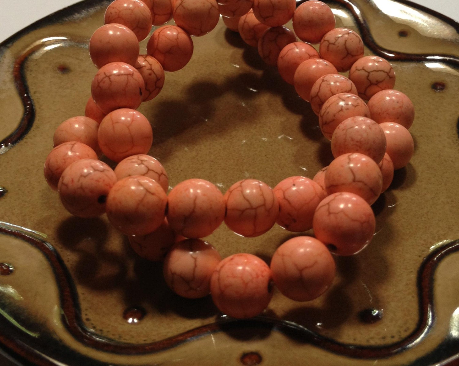 Pale Pink - Howlite Beads - 10mm - 20 beads from AliciasBeads on Etsy ...