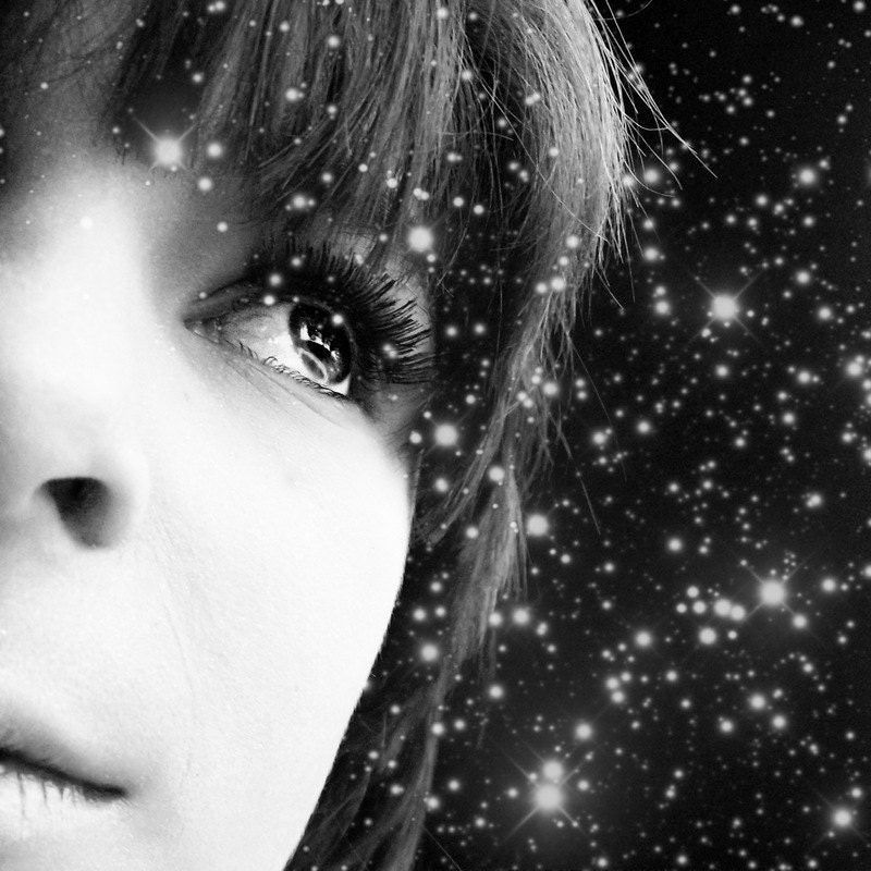 Portrait Photography Girl Stars Space Fantasy Science Fiction