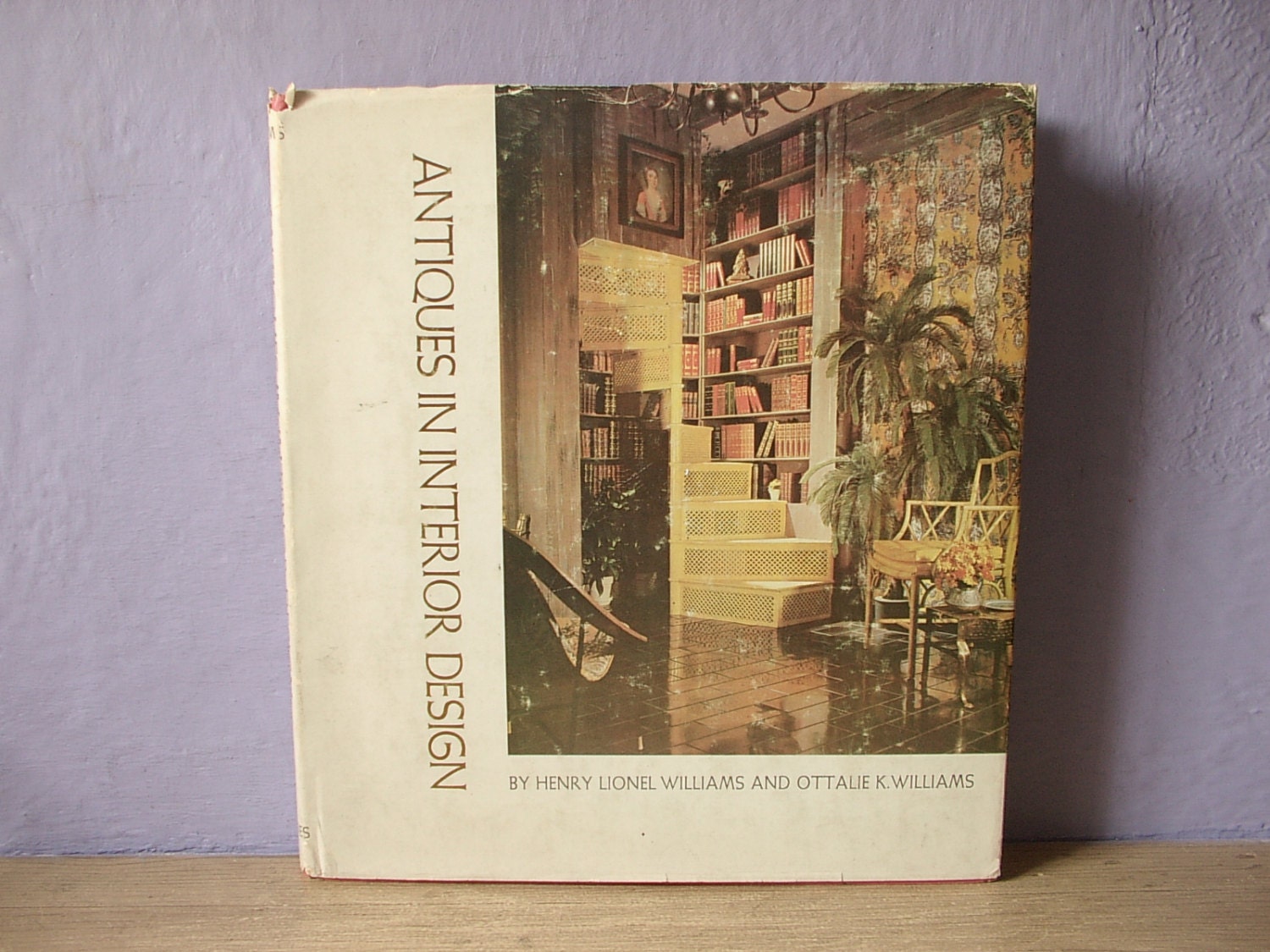 Vintage 1960’s Antiques in Interior Design book, 1966, large hardcover ...
