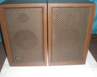 VINTAGE SONY SPEAKERS Work!!!