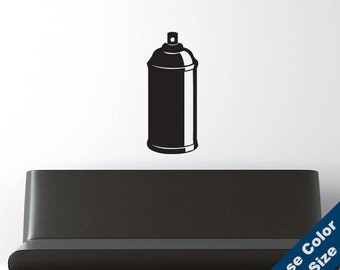 Spray paint decal | Etsy