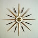 Mid Century Modern Roxhall Starburst Wall Clock