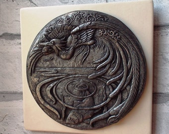 Ceramic wall plaque | Etsy