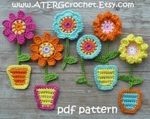 Unique crochet magnet related items | Etsy