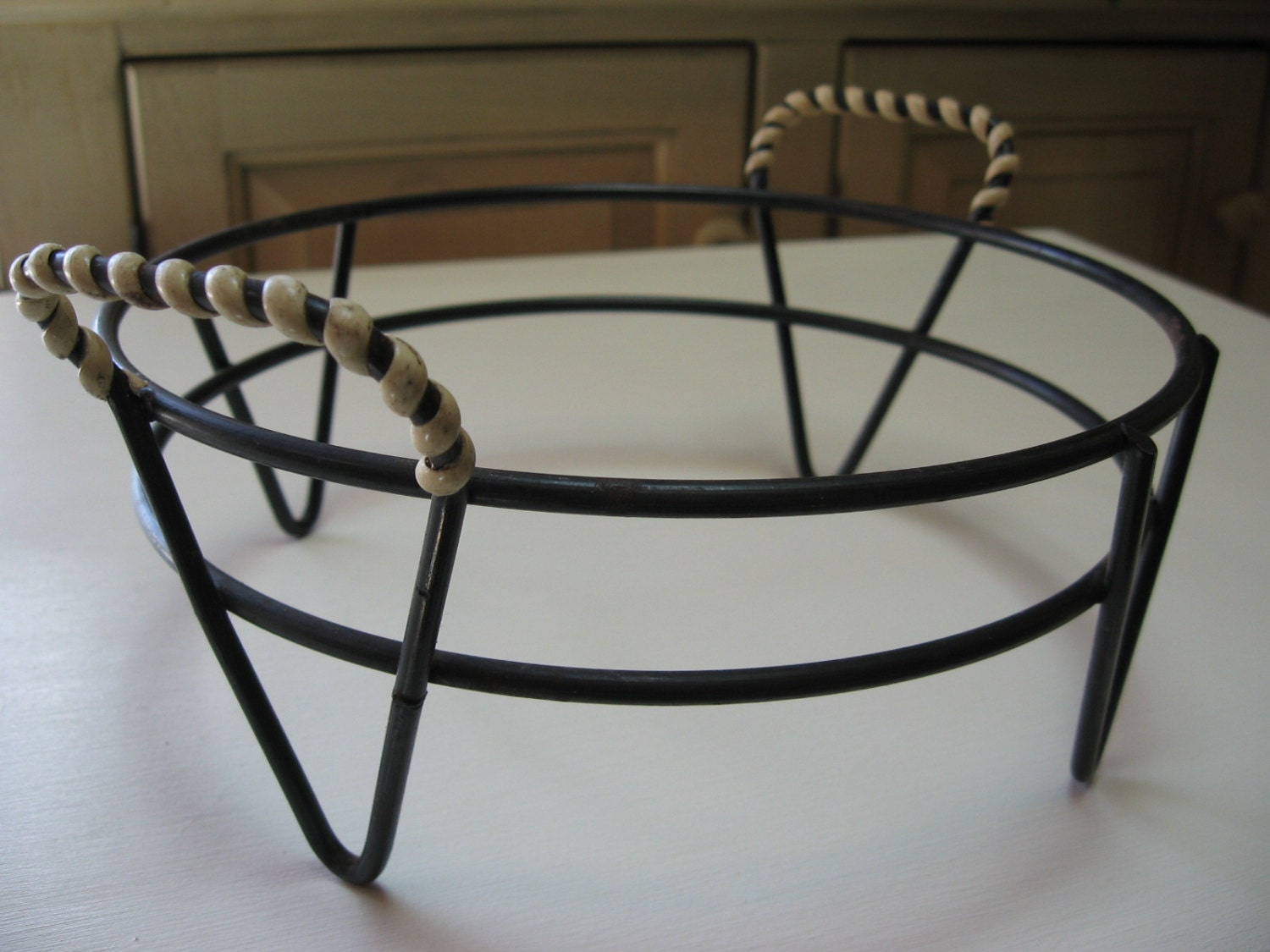 PYREX HOLDER CASSEROLE Dish Holder Warming Plate Vintage epsteam Pyrex ...