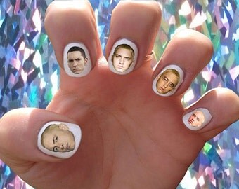 Eminem // Detroit // Rap Star // Dr. Dre // Slim Shady // Nail Decals ...
