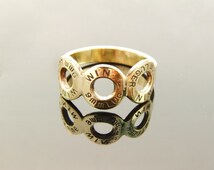 Popular items for bullet shell ring on Etsy