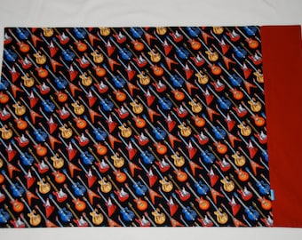 Unique guitar fabric related items | Etsy
