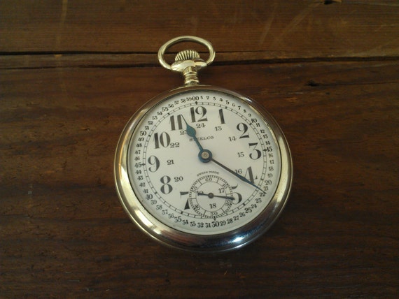 early 1900's 15 Jewel Swiss Steelco pocket watch