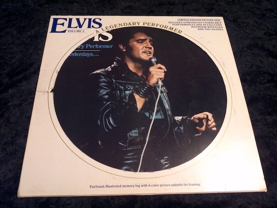 Rare Vintage Elvis Presley Vinyl Record by DecrepitudeAplenty