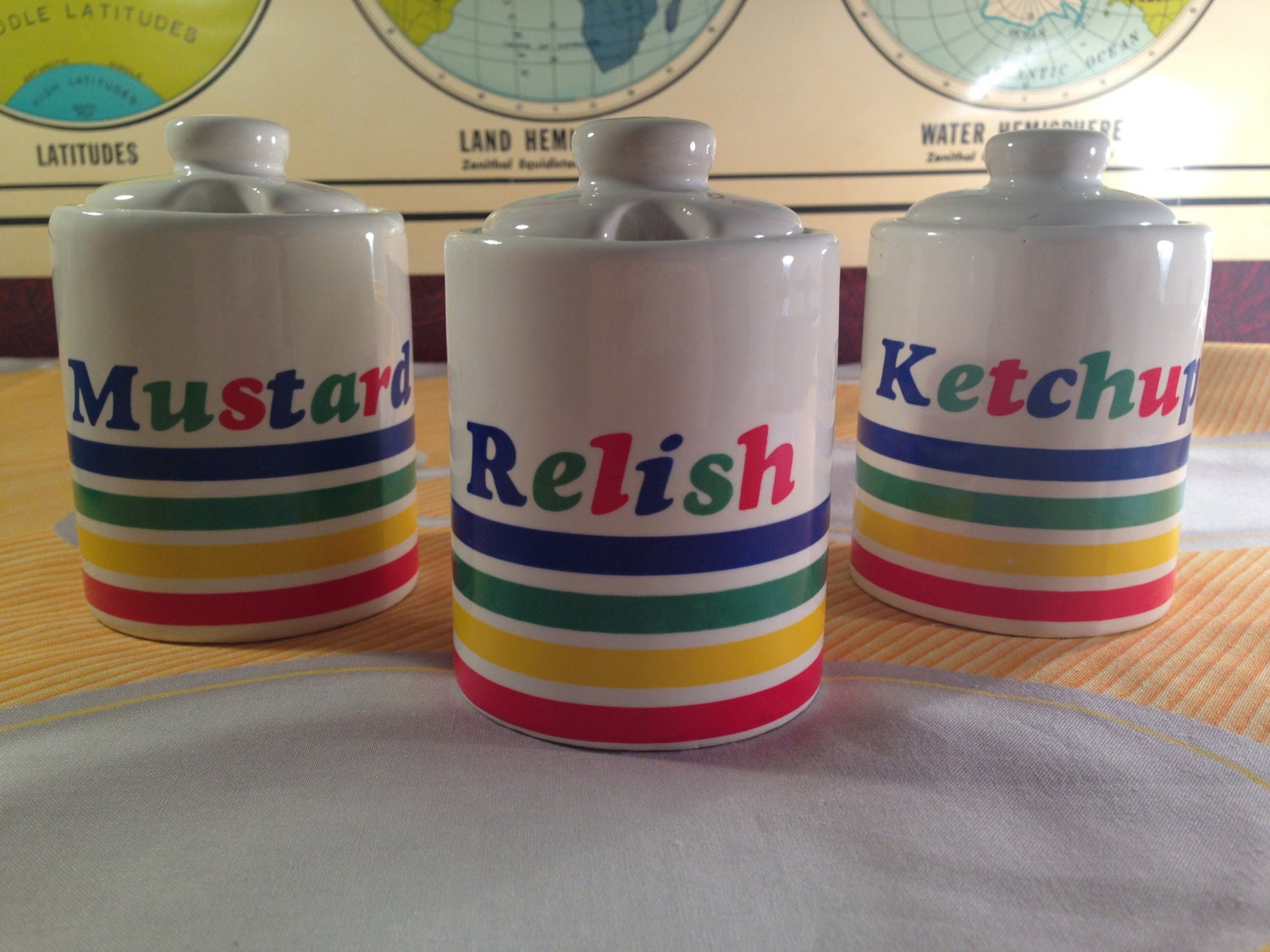 Vintage 80’s Ceramic Condiment Canisters – Haute Juice